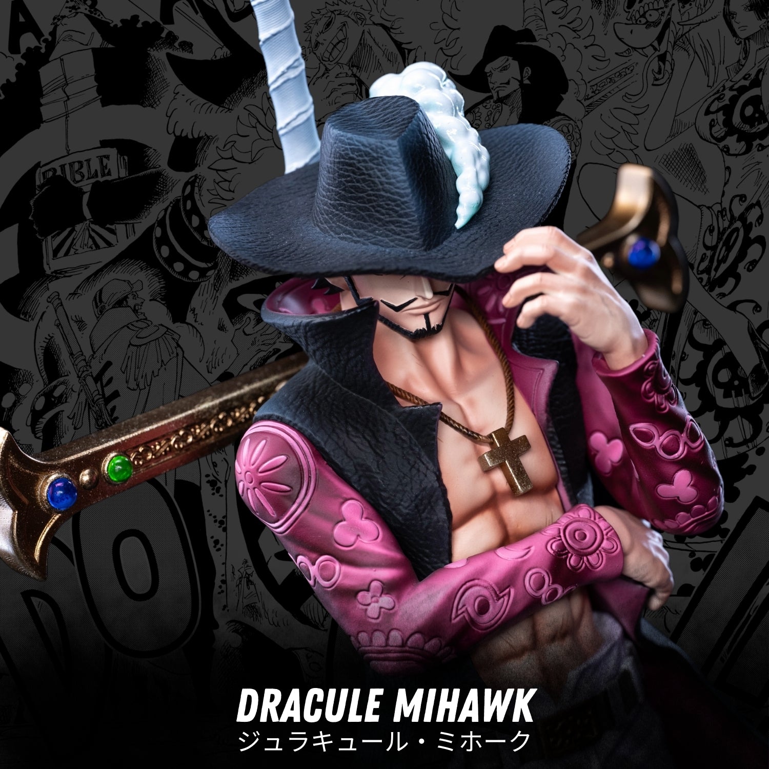 [PREVENTA] One piece Mihawk Statue AS Studio – Joyboy GK
